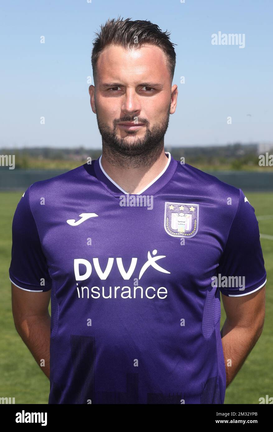 Anderlecht's Antonio Ante Milic poses for the photographer, in marge of ...