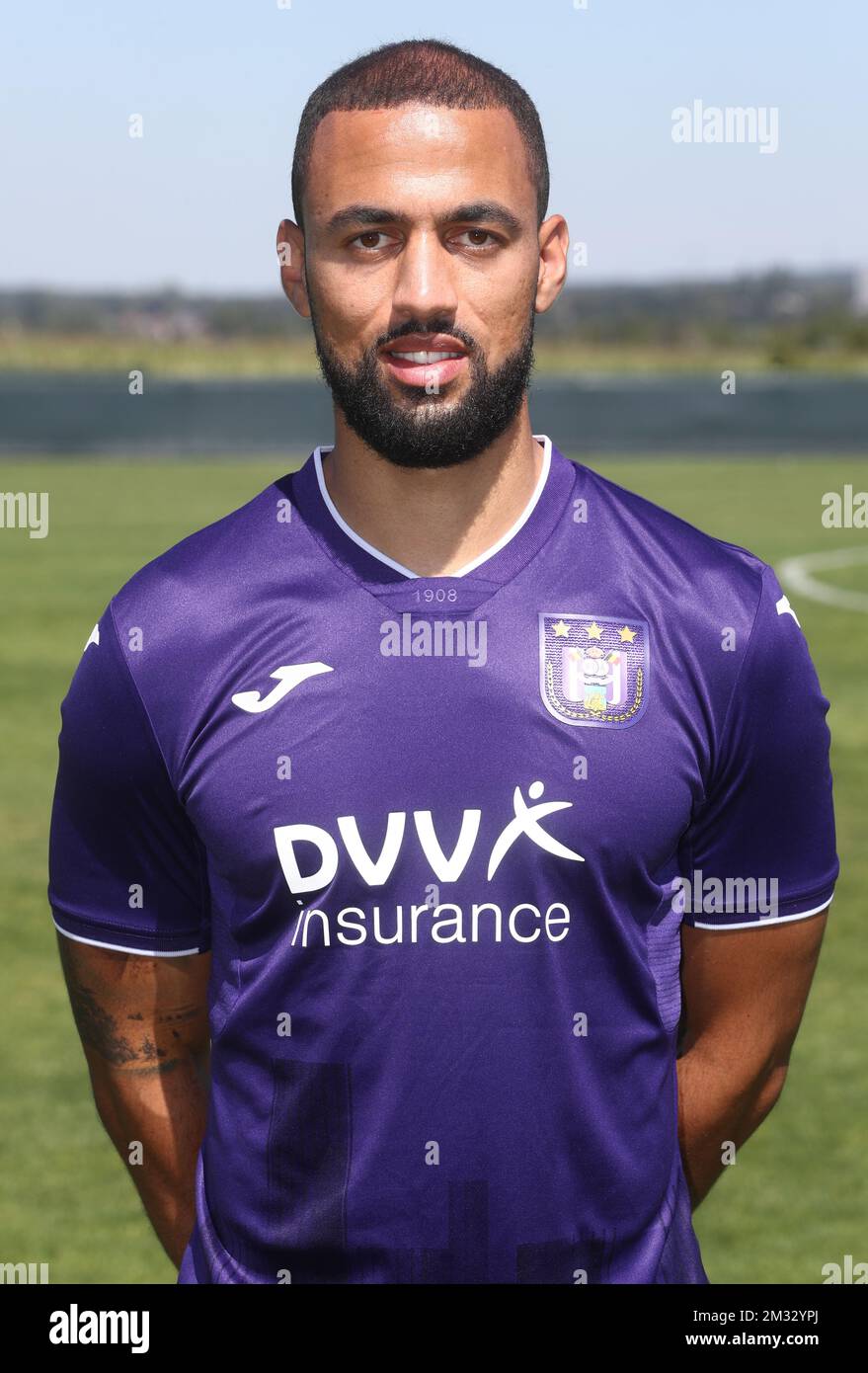 Anderlecht's Kemar Roofe poses for the photographer, in marge of the ...