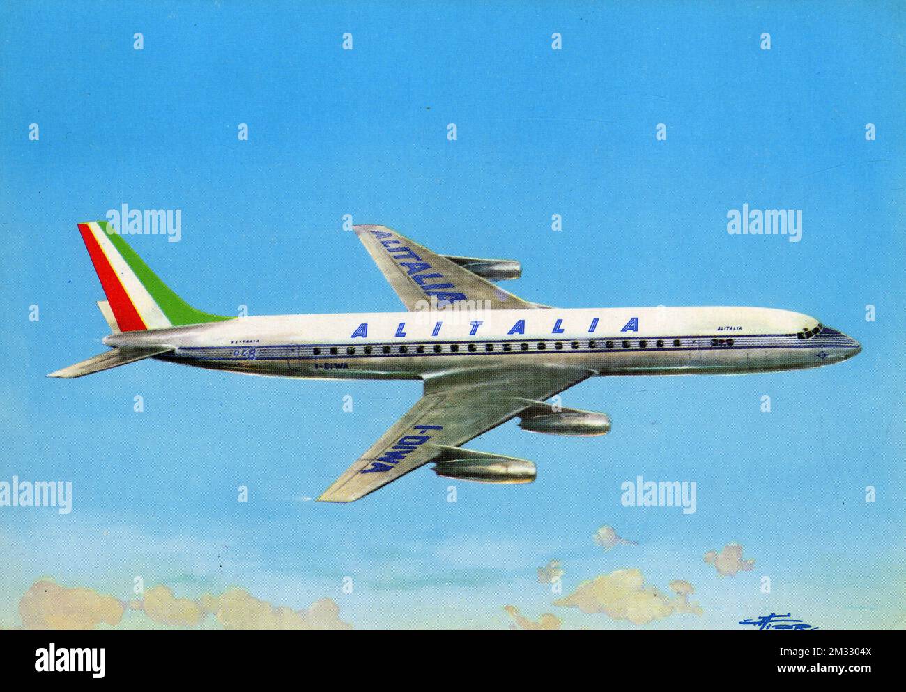 Aeroplani - Douglas DC-8 è un aereo di linea e cargo quadrimotore a ...
