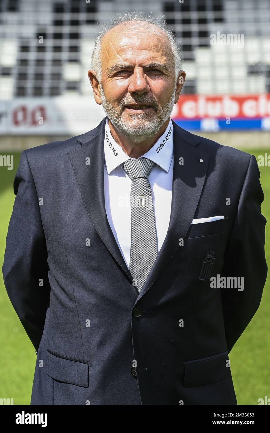 Charleroi's CS Mario Notaro poses for the photographer, in marge of the ...