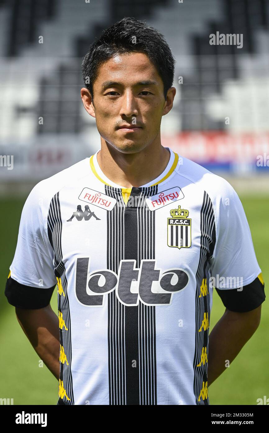 Charleroi's Ryota Morioka poses for the photographer, in marge of the 2020-2021 photoshoot of ...