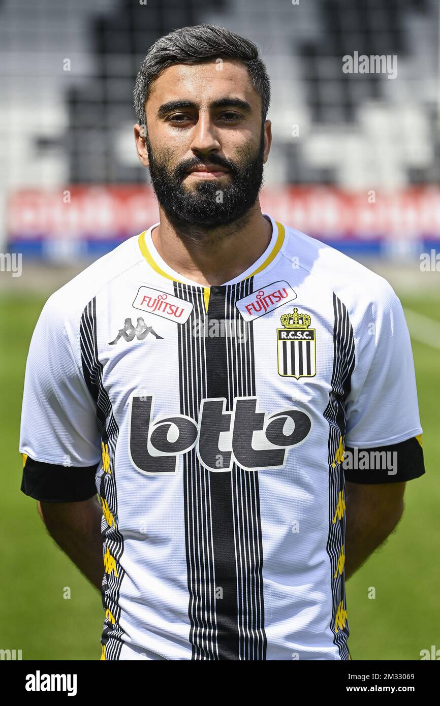 Charleroi's Kaveh Rezaei poses for the photographer, in marge of the ...