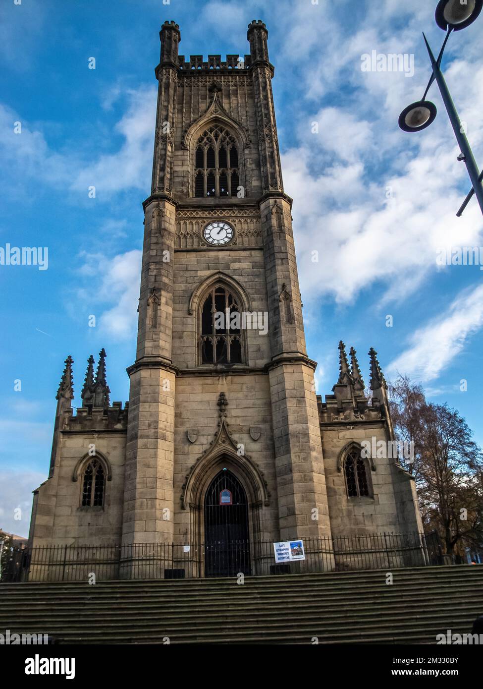 St Luke's Bombed Out Church, Liverpool Stock Photo - Alamy