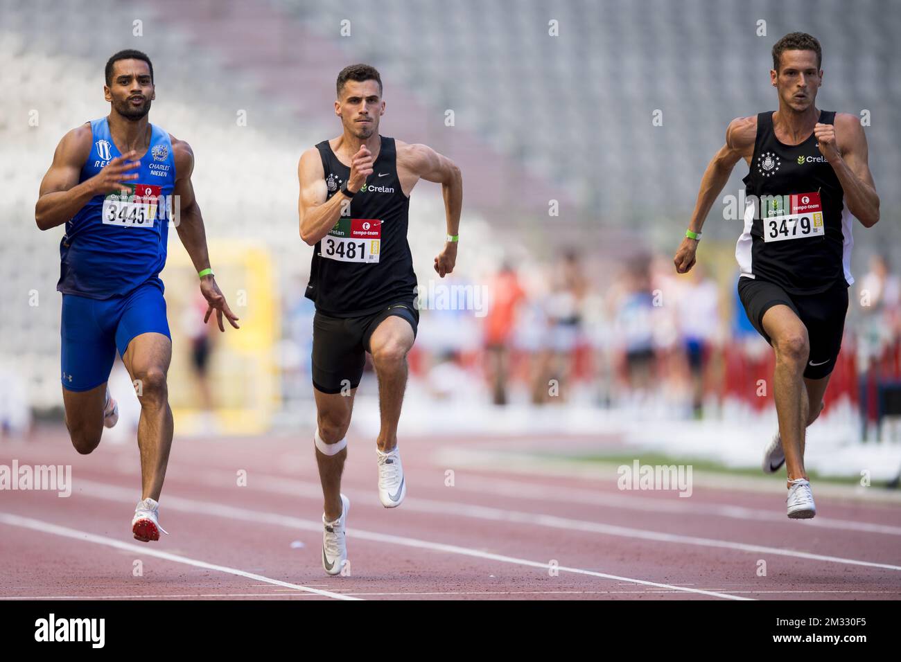 Charles Niesen, Belgian Jonathan Borlee and Belgian Dylan Borlee ...