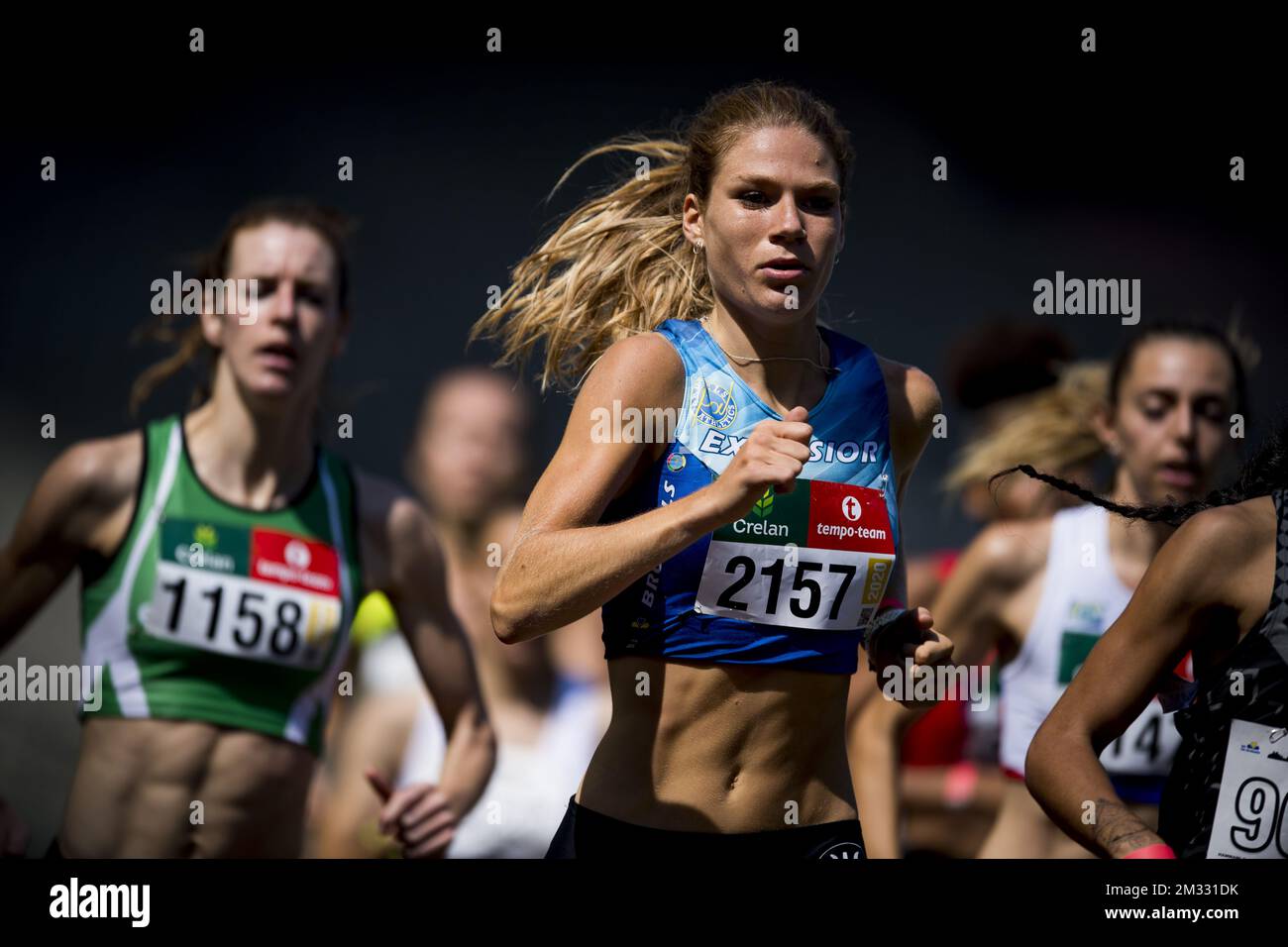 Belgian Camille Muls pictured in action during 800m race at the ...