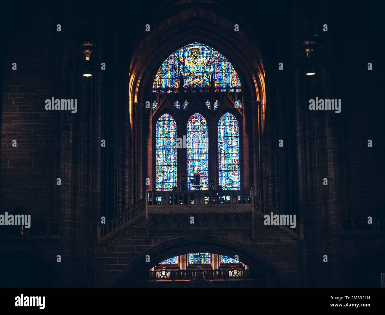 Interior of Liverpool Cathedral Stock Photo - Alamy