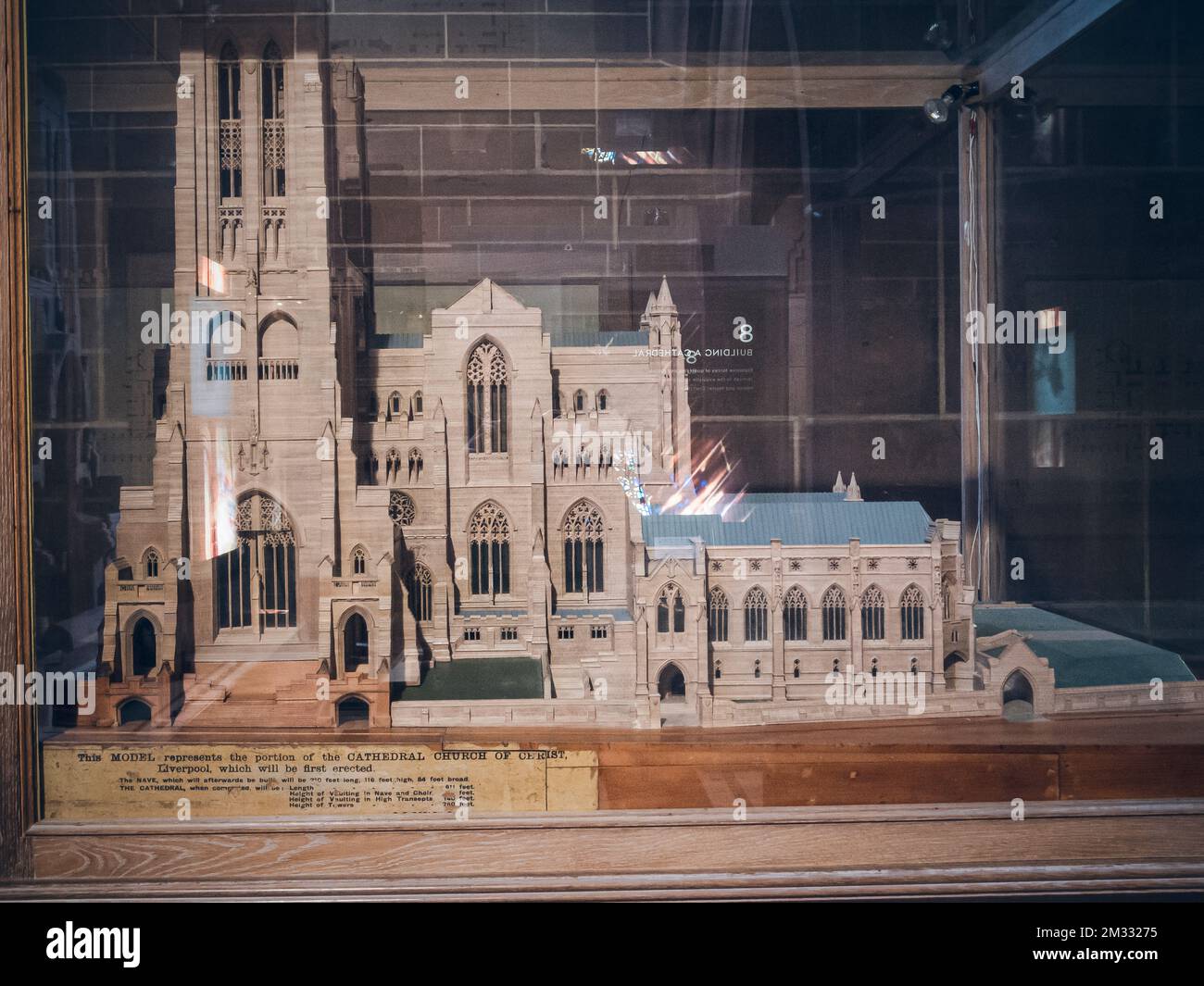 Miniature model of Liverpool Cathedral Stock Photo - Alamy
