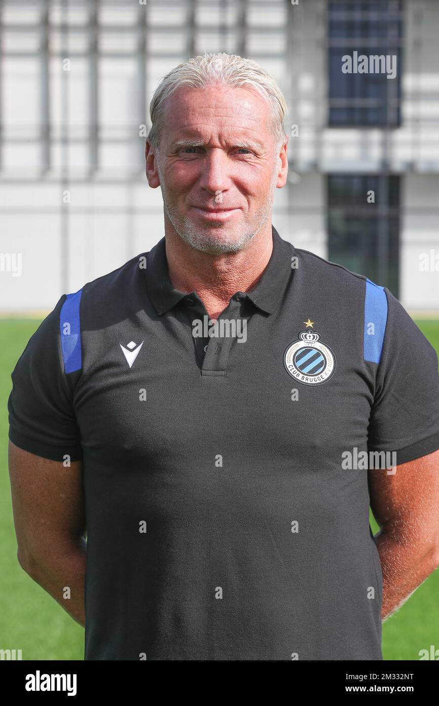 Club's material man Pascal Plovie poses for photographer, at the 2020 ...