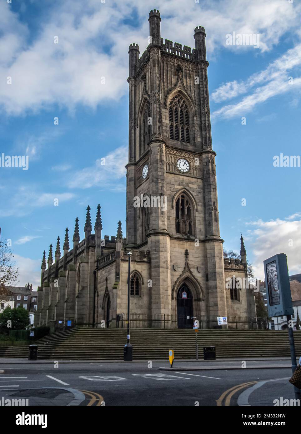 St Luke's Bombed Out Church, Liverpool Stock Photo - Alamy