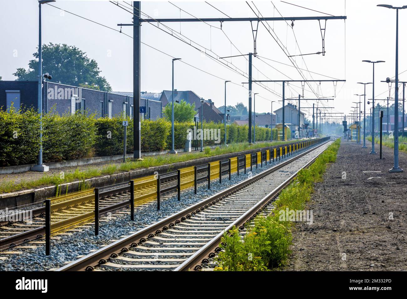 Illustration picture shows a press moment of railway infrastructure ...