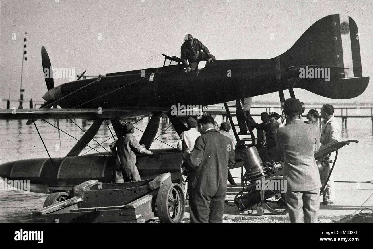 Francesco Agello - Aeronautica Idrovolante Macchi (anni 30) (5 Stock ...