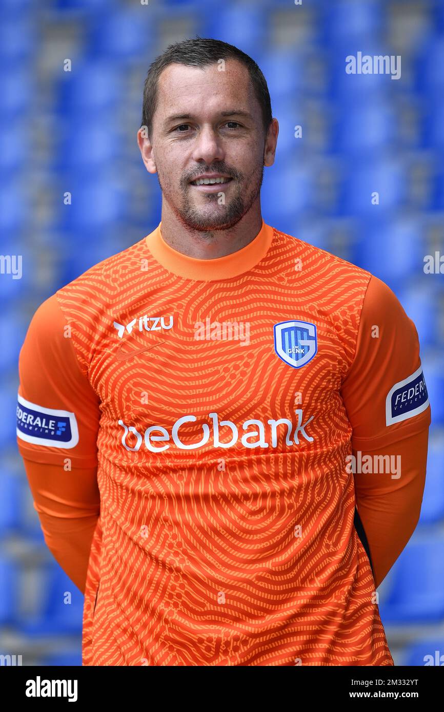Genk's goalkeeper Daniel Danny Vukovic poses for the photographer at ...