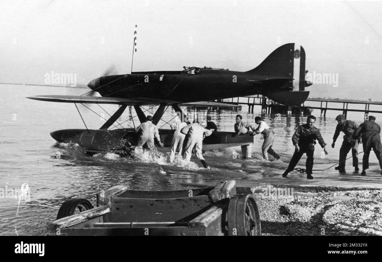 Francesco Agello - Aeronautica Idrovolante Macchi (anni 30) (3 Stock ...