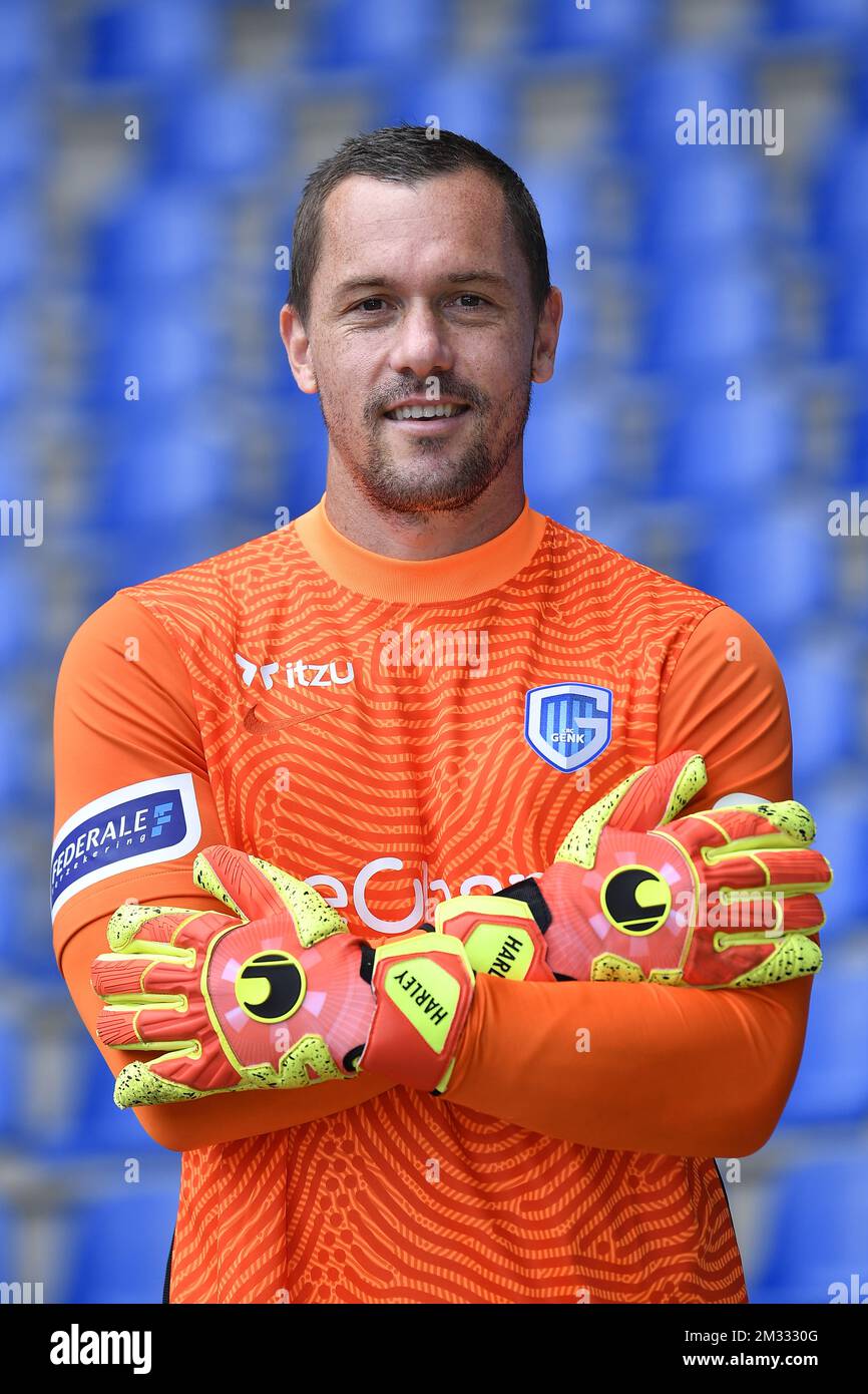 Genk's goalkeeper Daniel Danny Vukovic poses for the photographer at ...