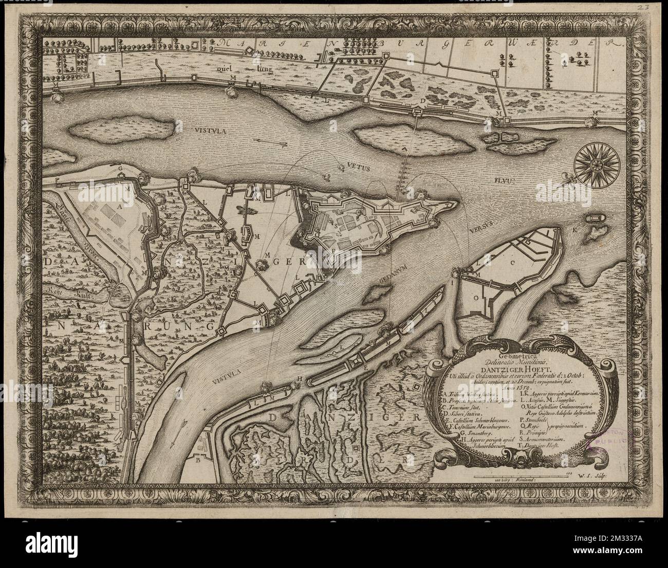 Geometrica delineatio munitionis, Dantziger Hoeft : uti illud a ...