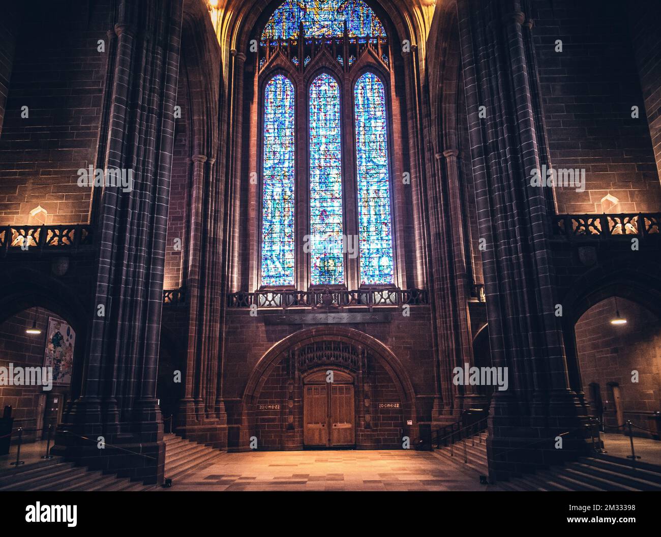 Interior of Liverpool Cathedral Stock Photo - Alamy