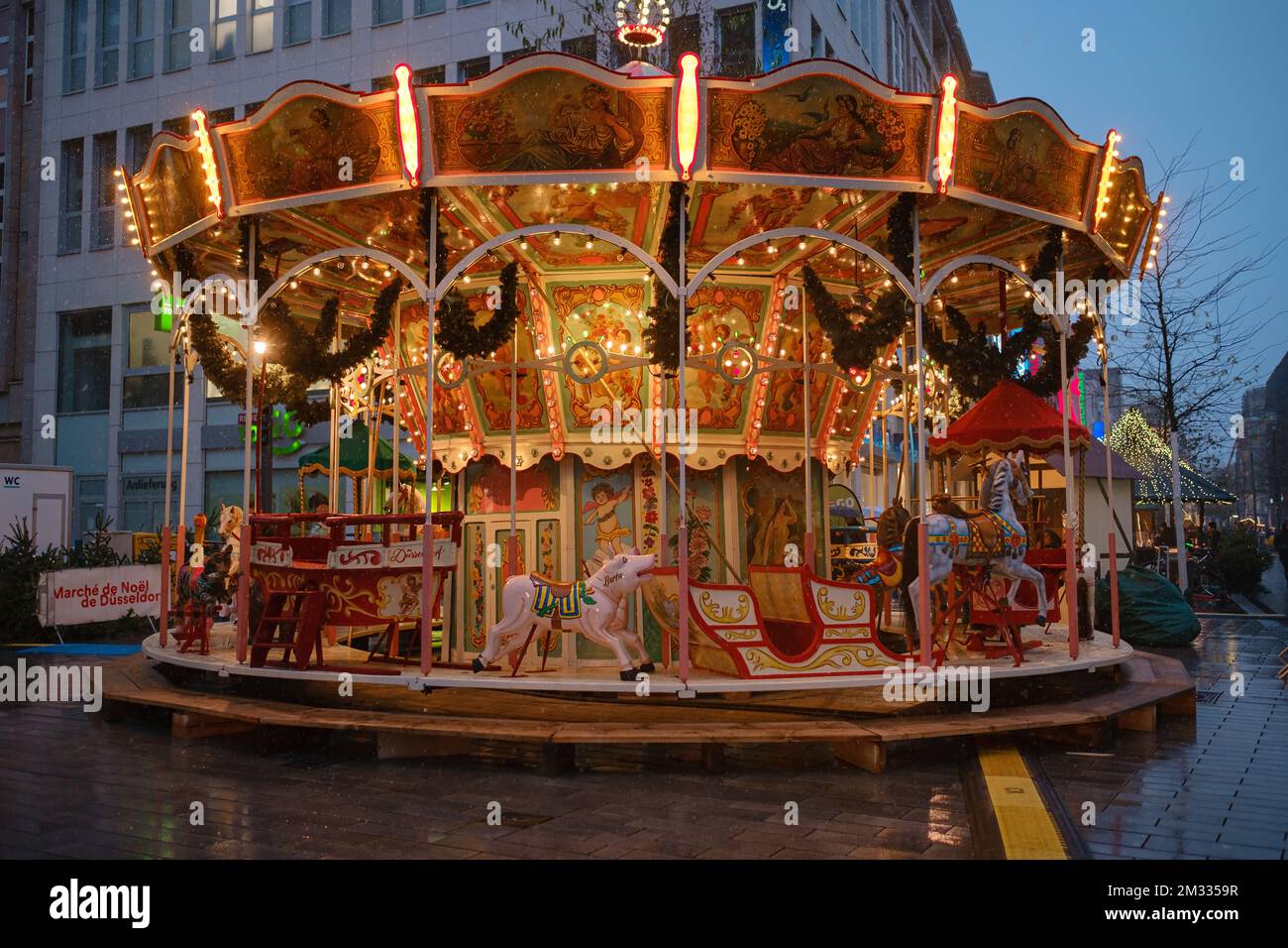 Dusseldorf. GERMANY. 13 DECEMBER 2022. The Christmas in Germany ...