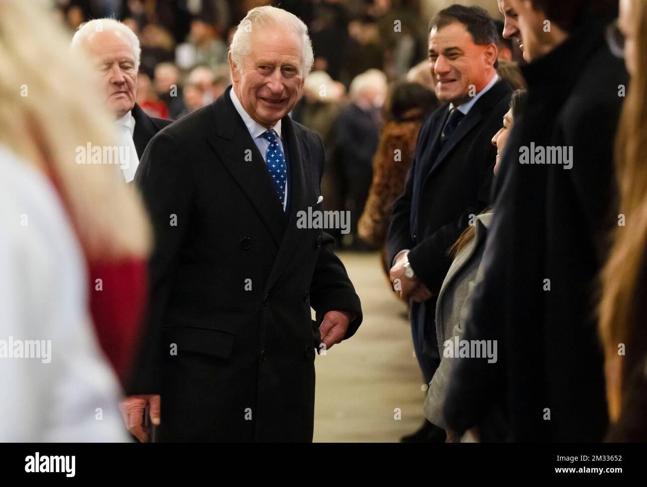 King Charles III during a visit to Westminster Hall, Houses of ...