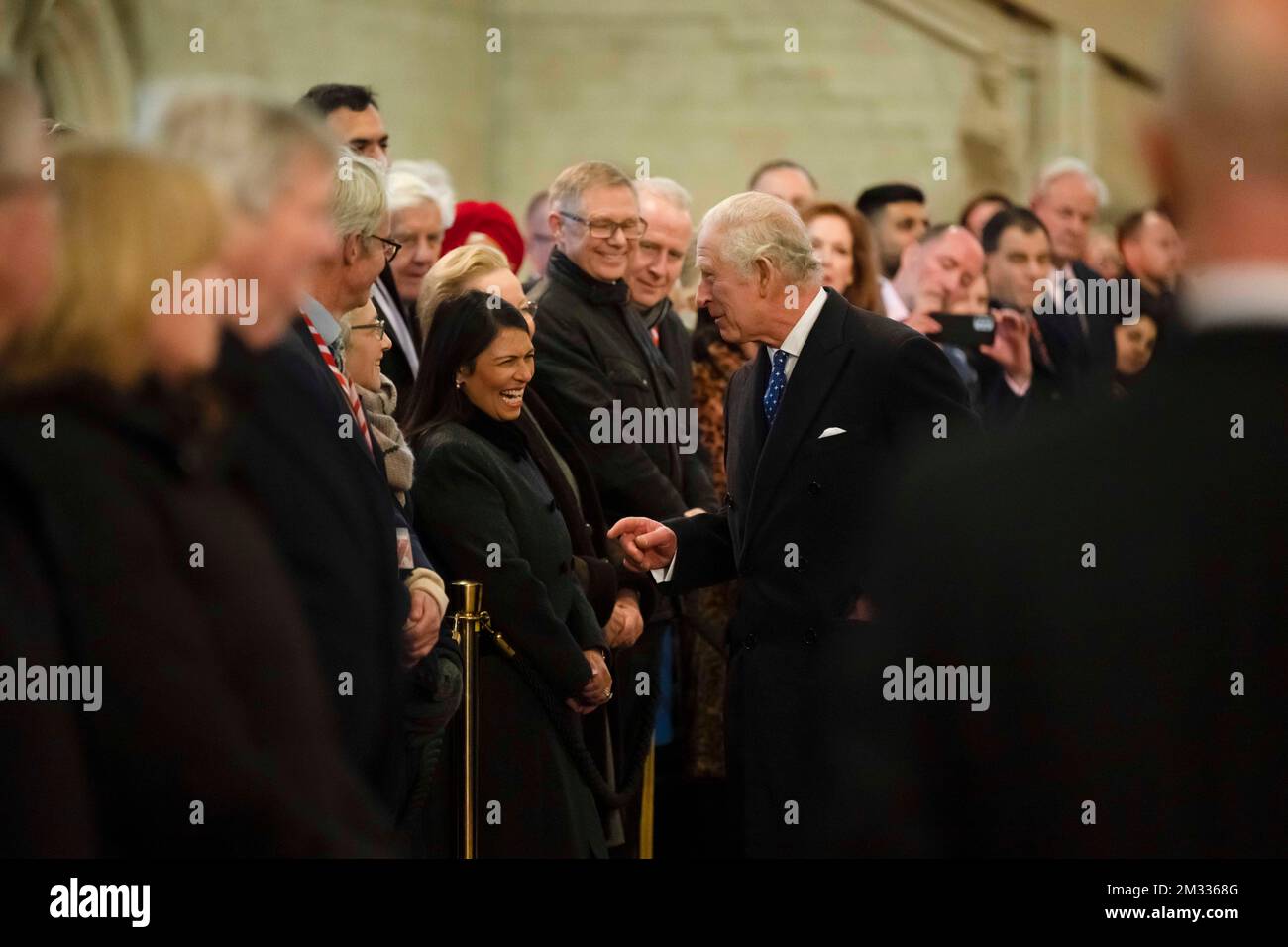 King Charles III during a visit to Westminster Hall, Houses of ...