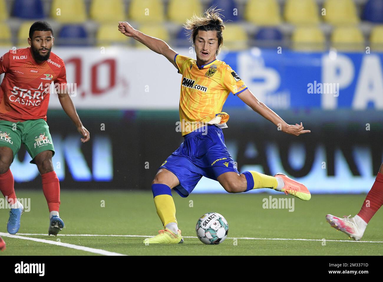 STVV's Yuma Suzuki pictured in action during a soccer match between ...