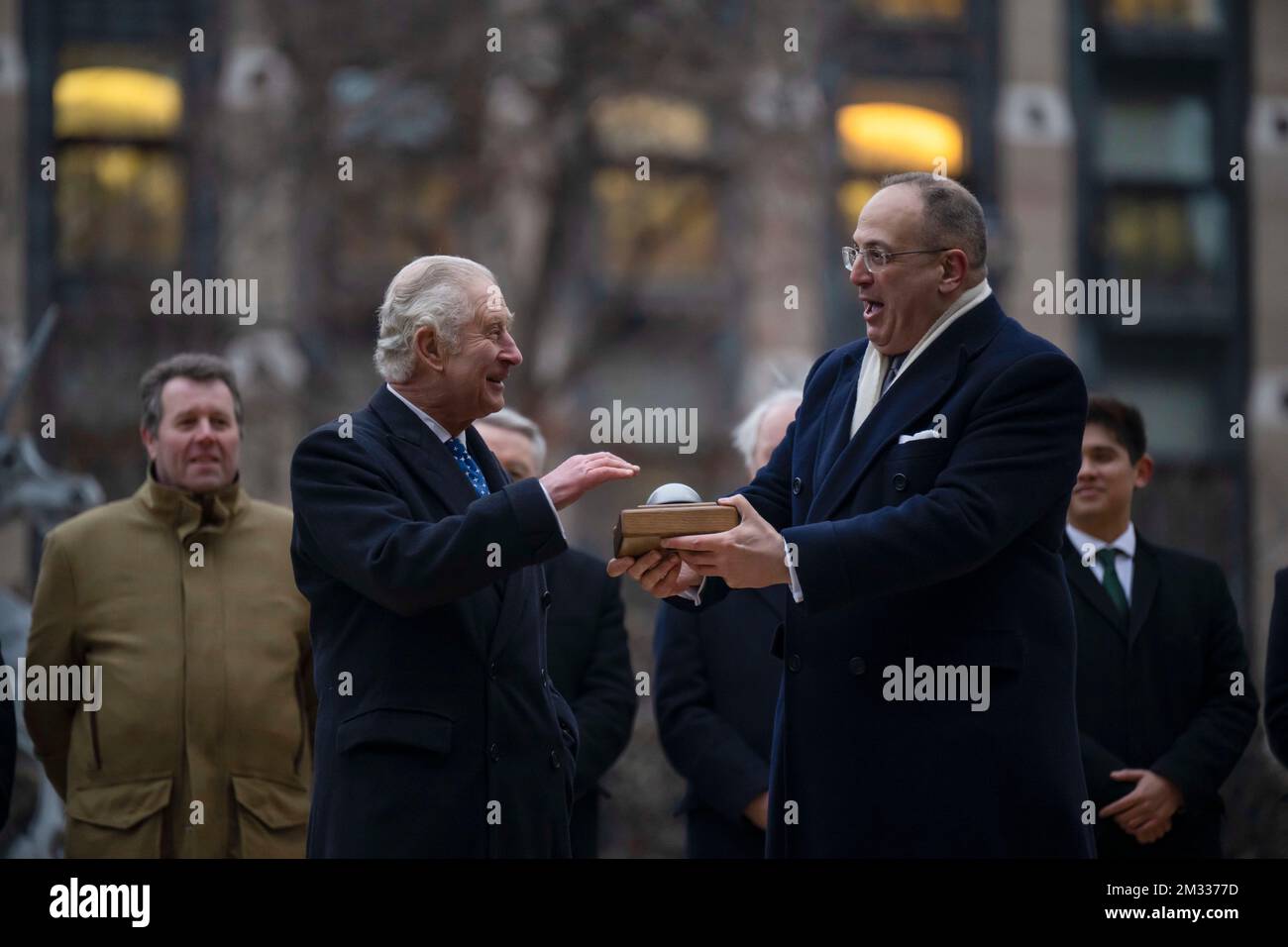 King Charles III during a visit to Westminster Hall, Houses of ...
