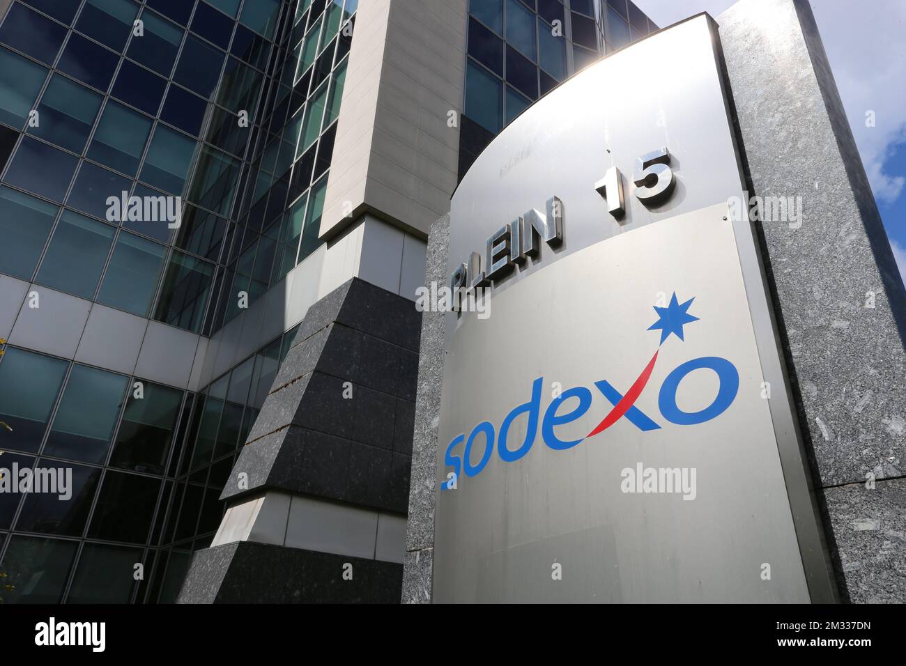 Illustration picture shows the headquarters of Sodexo Belgium N.V. in ...