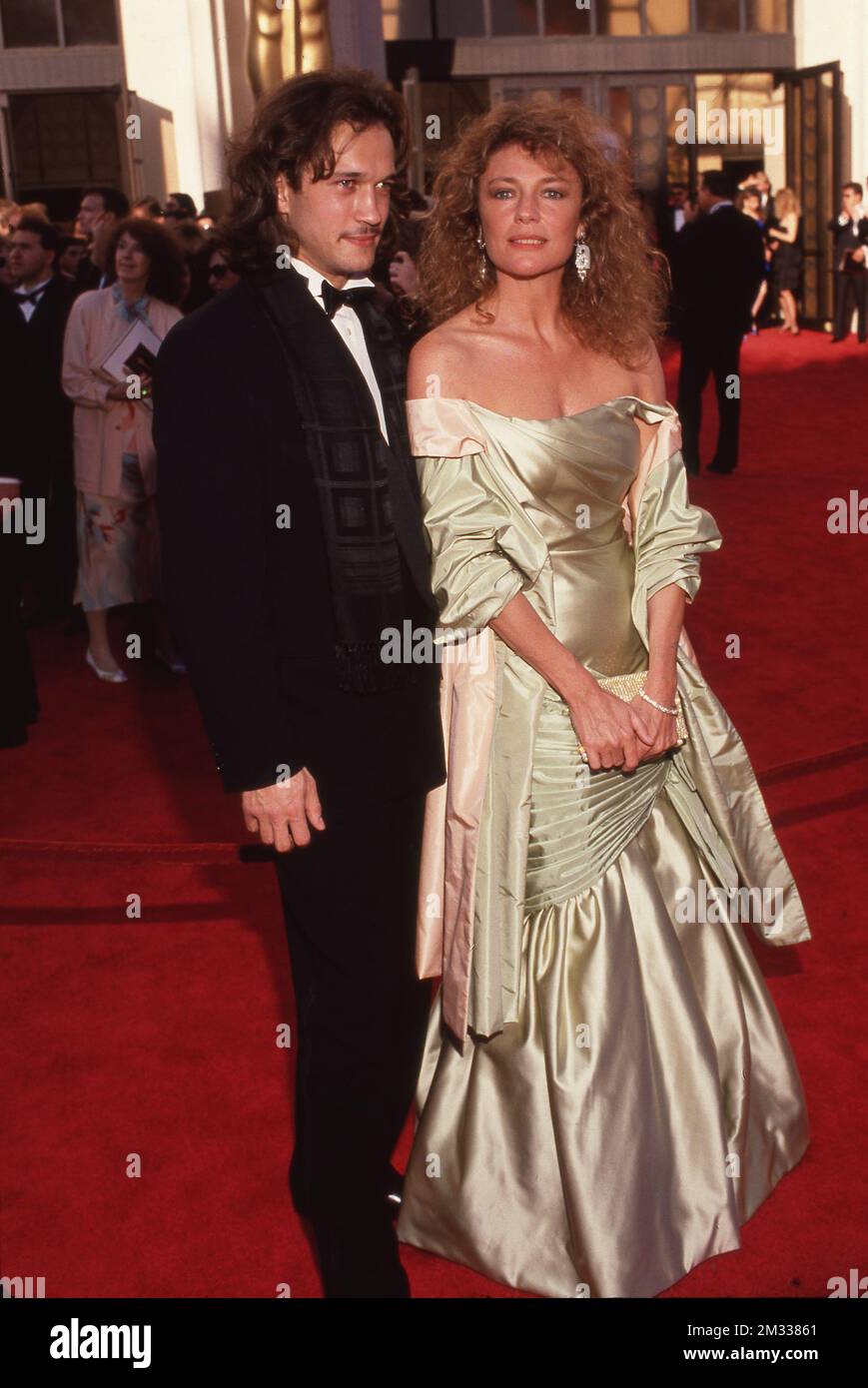Jacqueline Bisset and Vincent Perez at the 61st Academy Awards on ...