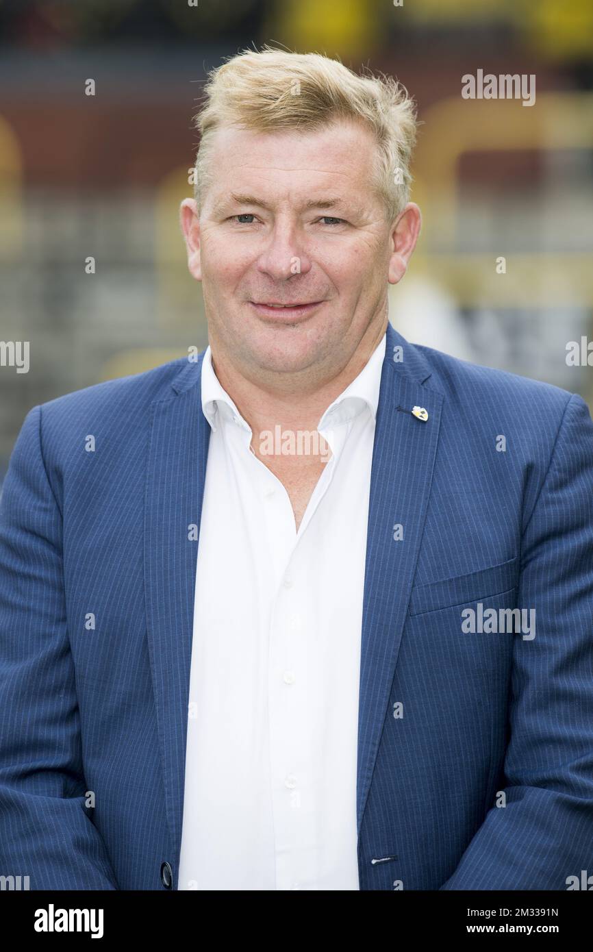 Lierse's chairman Luc Van Thillo poses for the photographer, in marge ...