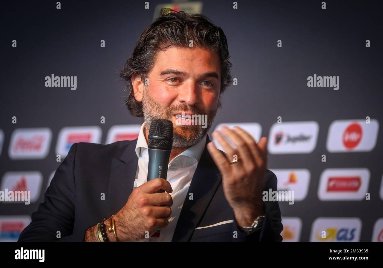 KBVB-URBSFA chairman Mehdi Bayat pictured at a ceremony for the first ...