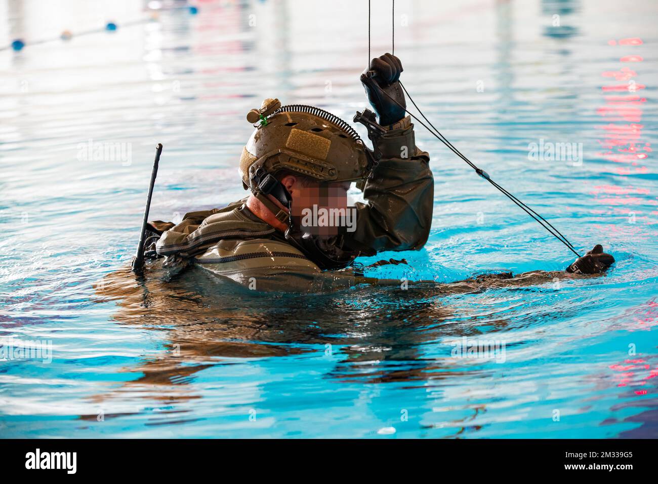 Illustration shows a special force soldier pictured at the military ...