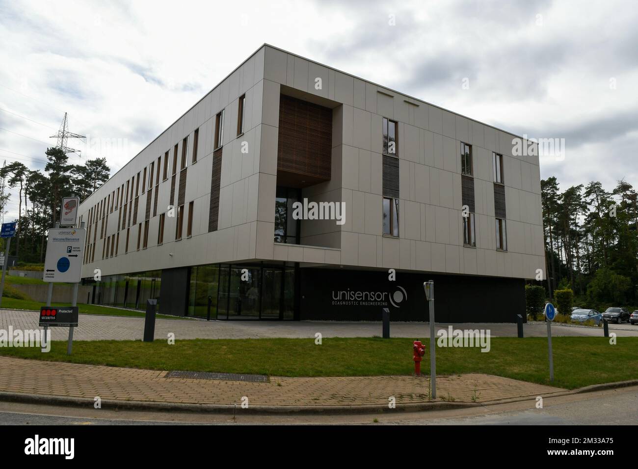 Unisensor headquarters in Seraing pictured during the presentation of a ...