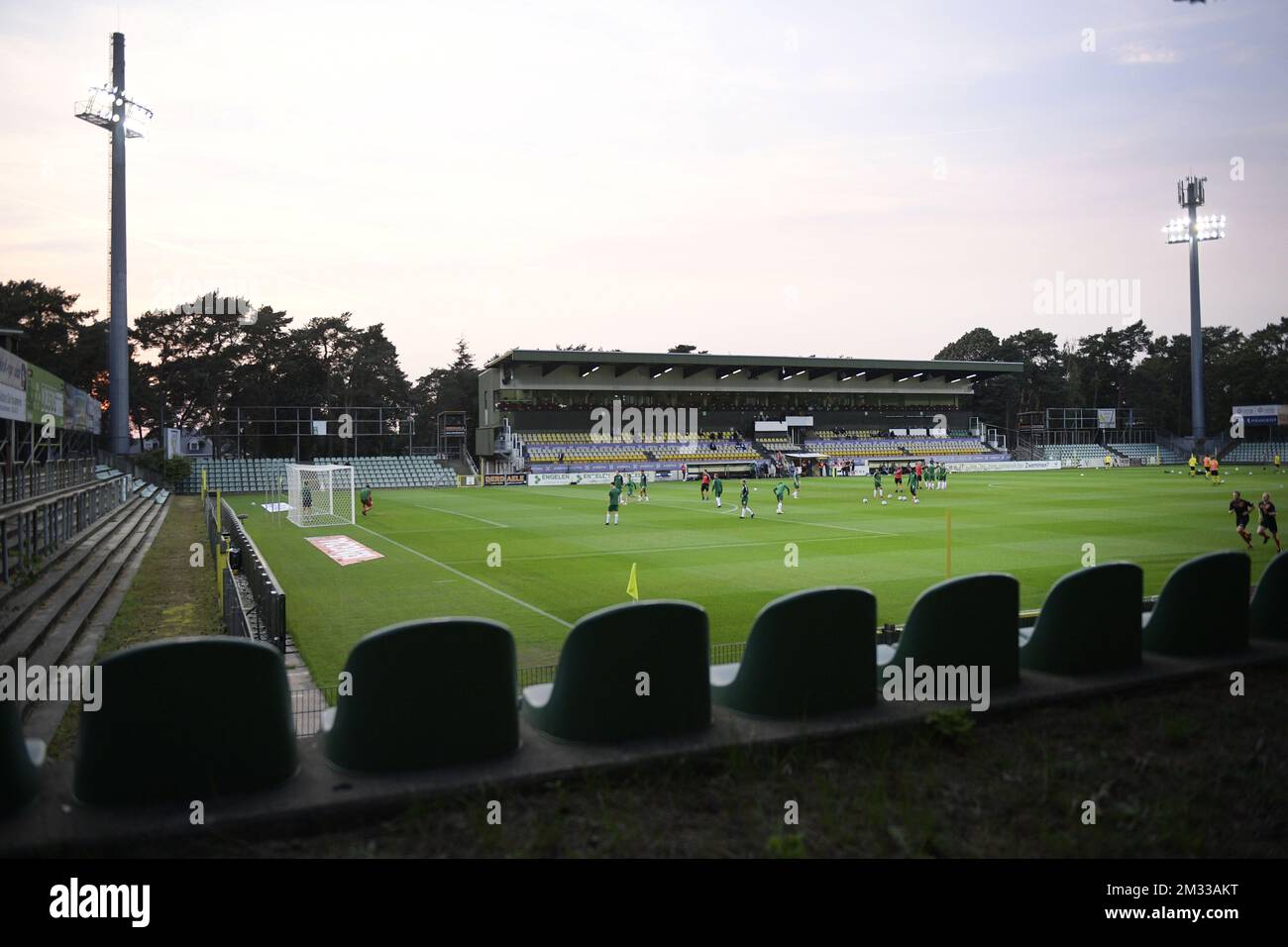 Illustration picture shows Lommel's Soevereinstadion stadium before the ...