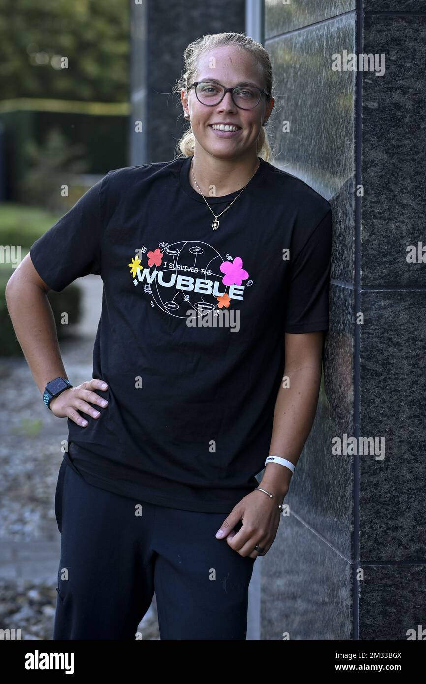 Belgian Cats Julie Allemand pictured during a press conference of ...