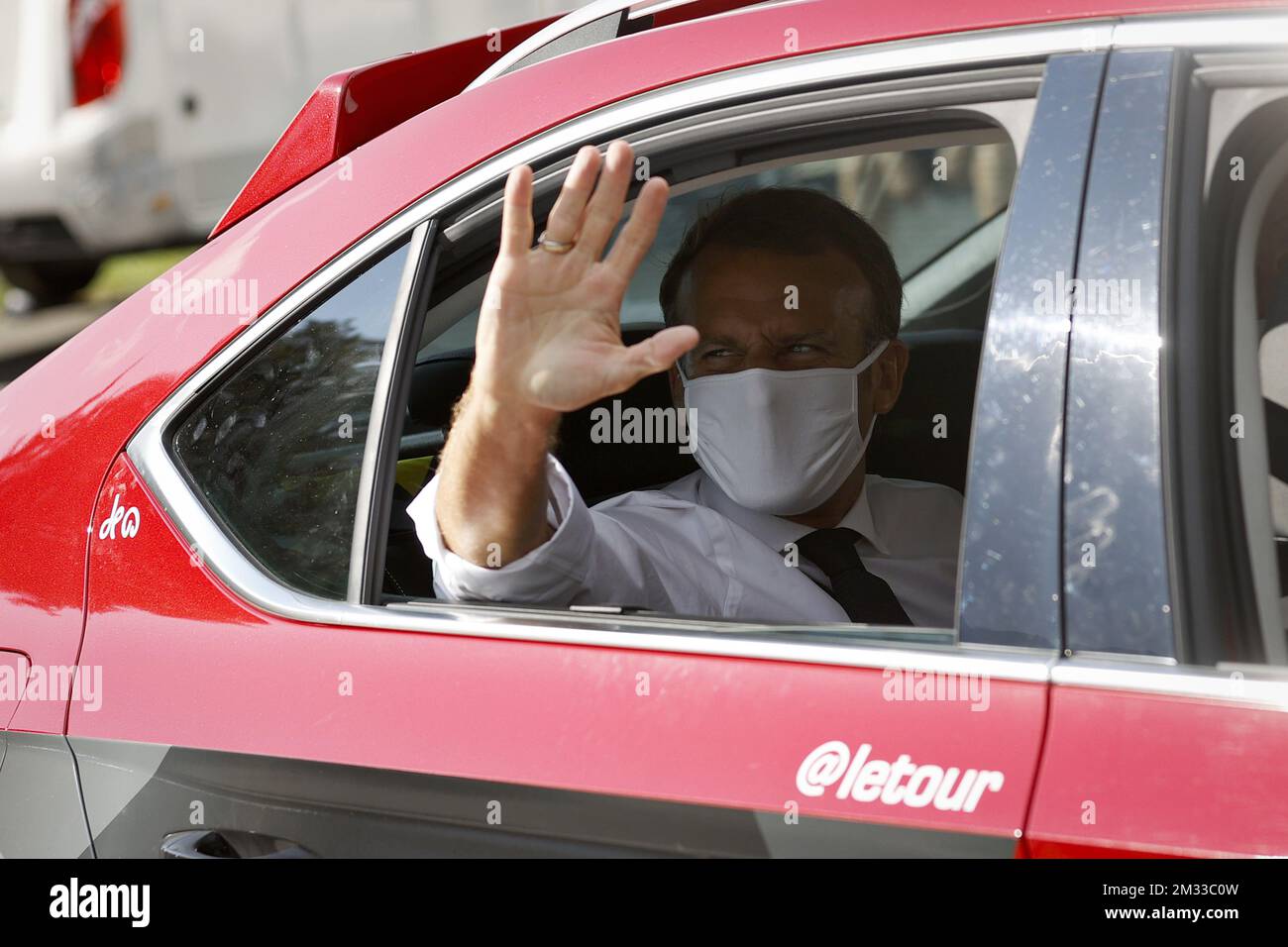 Emmanuel macron car hi-res stock photography and images - Alamy