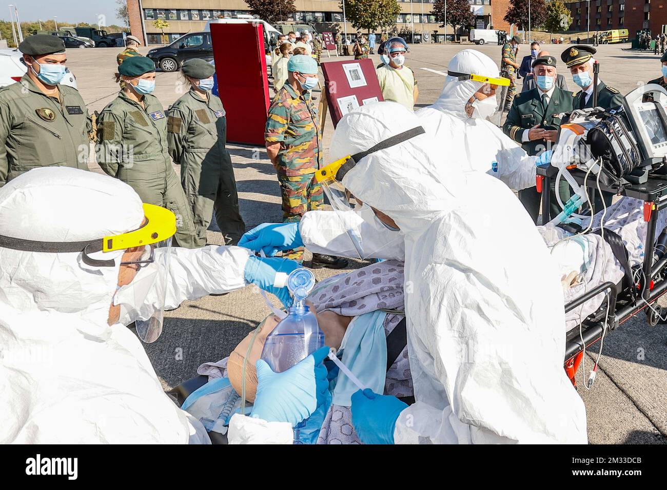 King Philippe - Filip of Belgium pictured during a visit of the Belgian ...