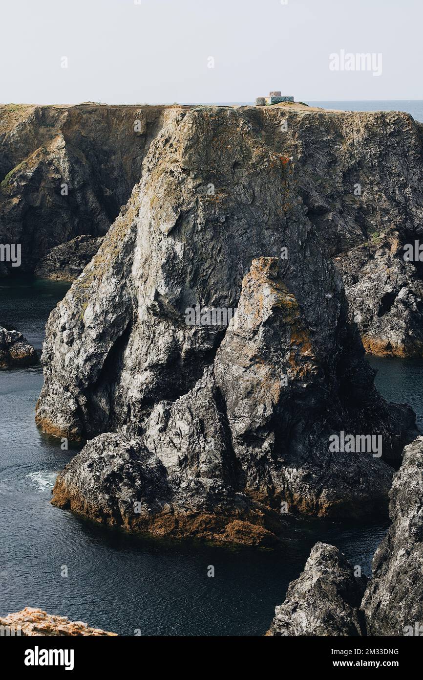 Aerial shot rocky cliffs hills hi-res stock photography and images - Alamy