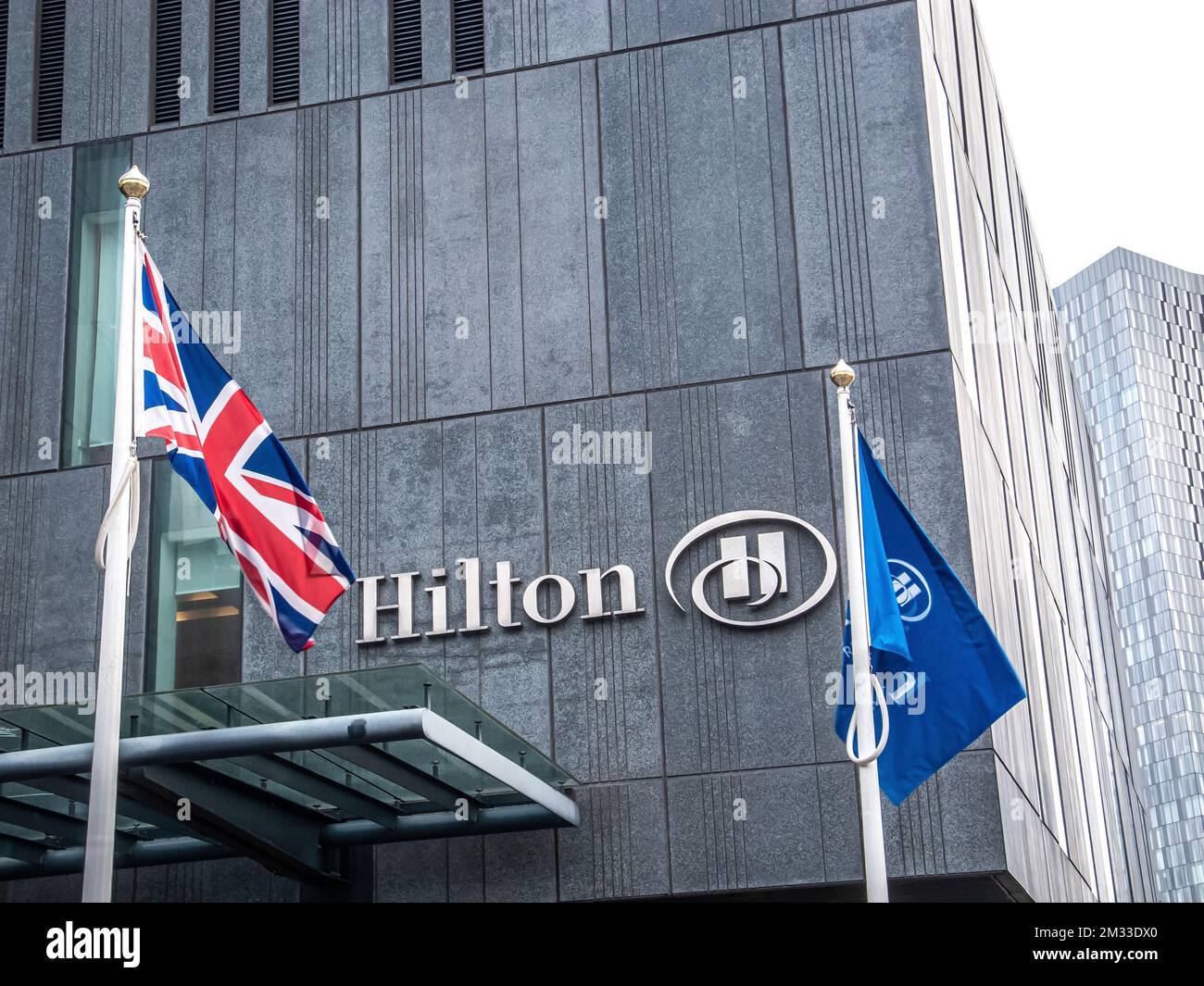 Hilton Hotel in Manchester Stock Photo - Alamy