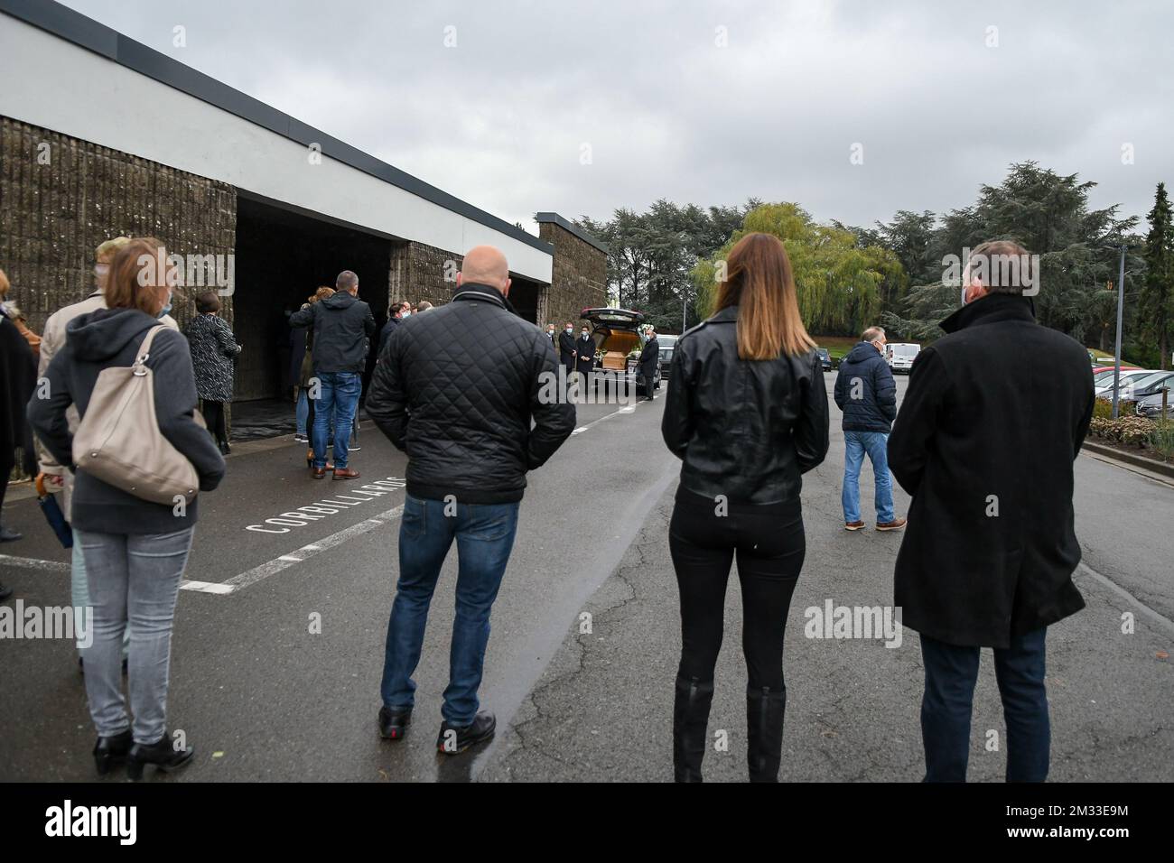 Illustration picture taken during the farewell ceremony for Mbaye Wade ...