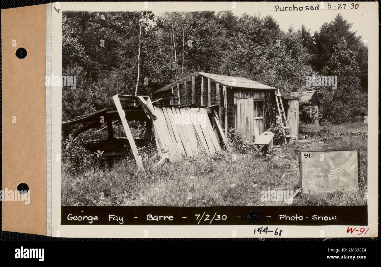 George Fay, house, Barre, Mass., Jul. 2, 1930 : Purchased May 27, 1930 ...