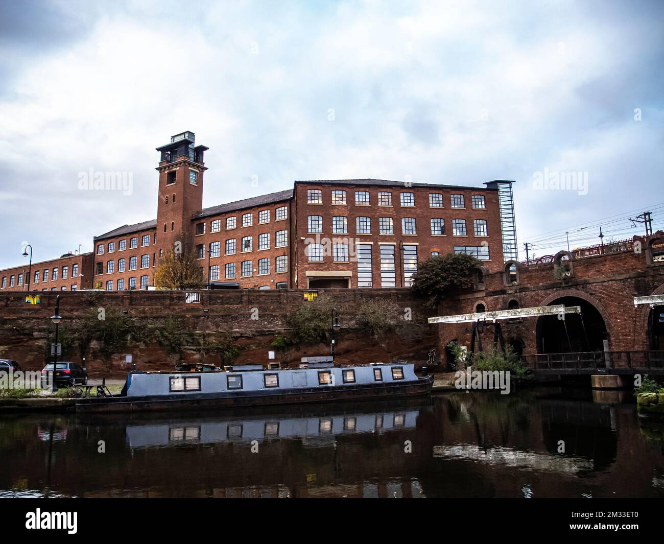 Castlefield along the Bridgewater canal in Manchester Stock Photo - Alamy