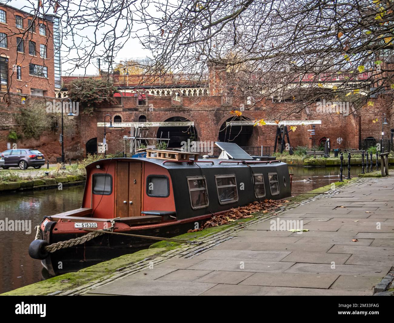 Castlefield along the Bridgewater canal in Manchester Stock Photo - Alamy
