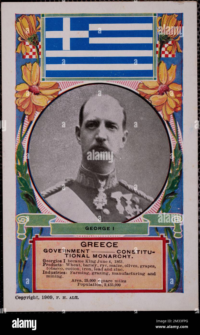 George I , Kings, George I, King of the Hellenes, 1845-1913. Nicholas ...