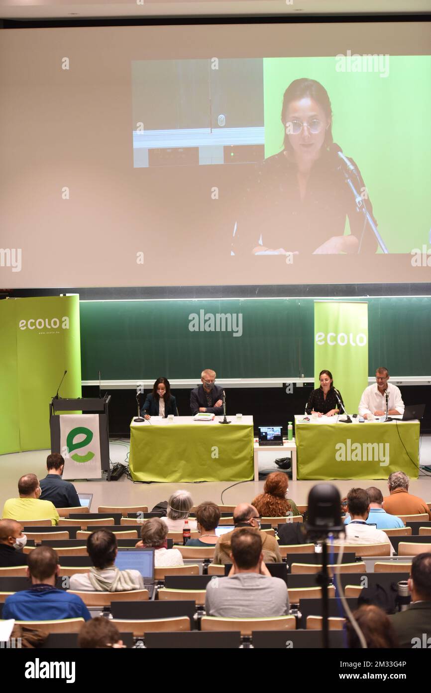 Illustration picture shows a members congress of Frenchspeaking Ecology ...