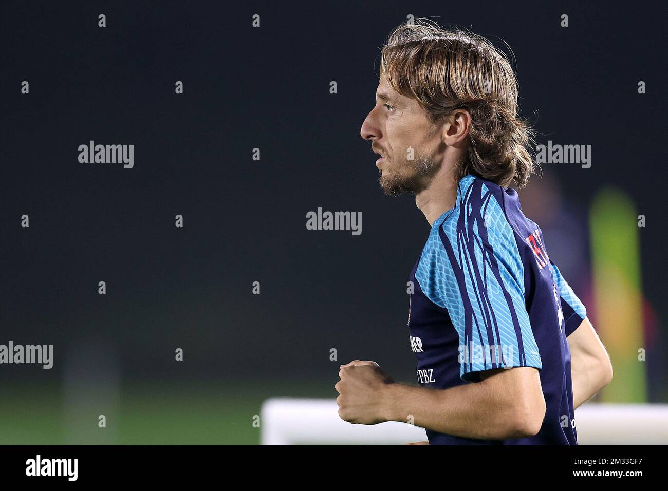 Luka Modric during Croatia training session at Al Ersal 3 training ...