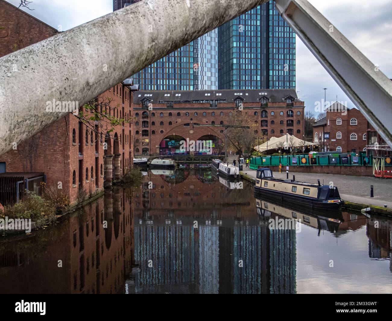 Castlefield along the Bridgewater canal in Manchester Stock Photo - Alamy