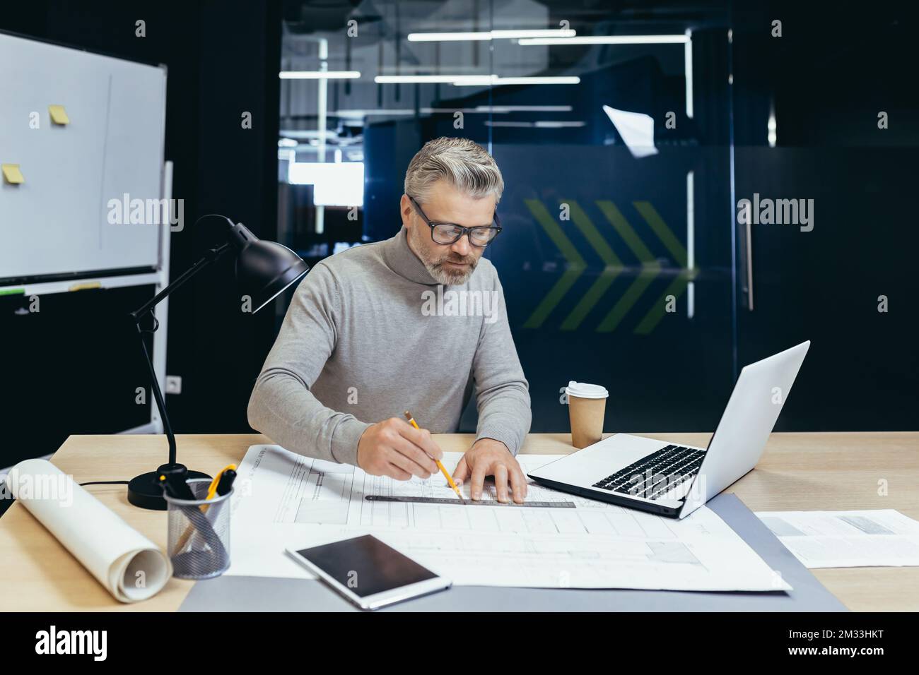 Architect ruler hi-res stock photography and images - Alamy