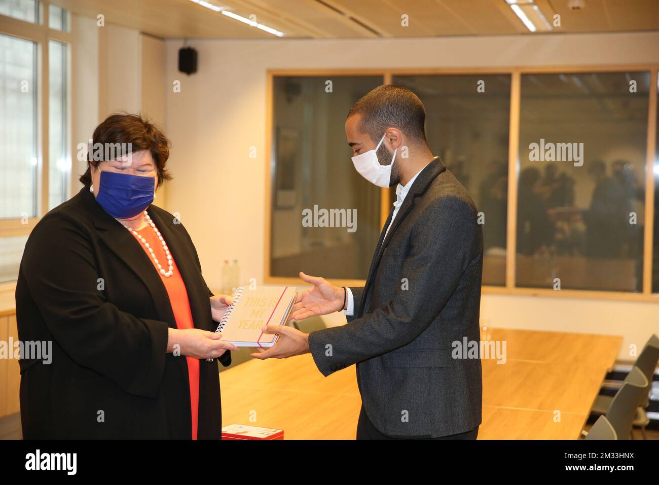 Open Vld's Maggie De Block and State Secretary for Asylum and Migration ...