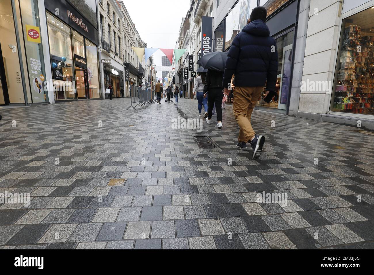 Illustration picture shows the festive opening of the renovated Rue ...