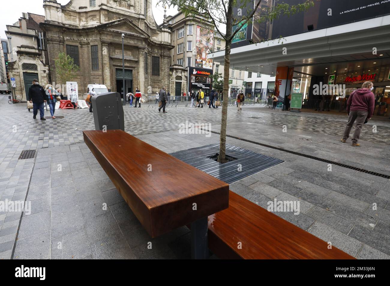 Illustration picture shows the festive opening of the renovated Rue ...