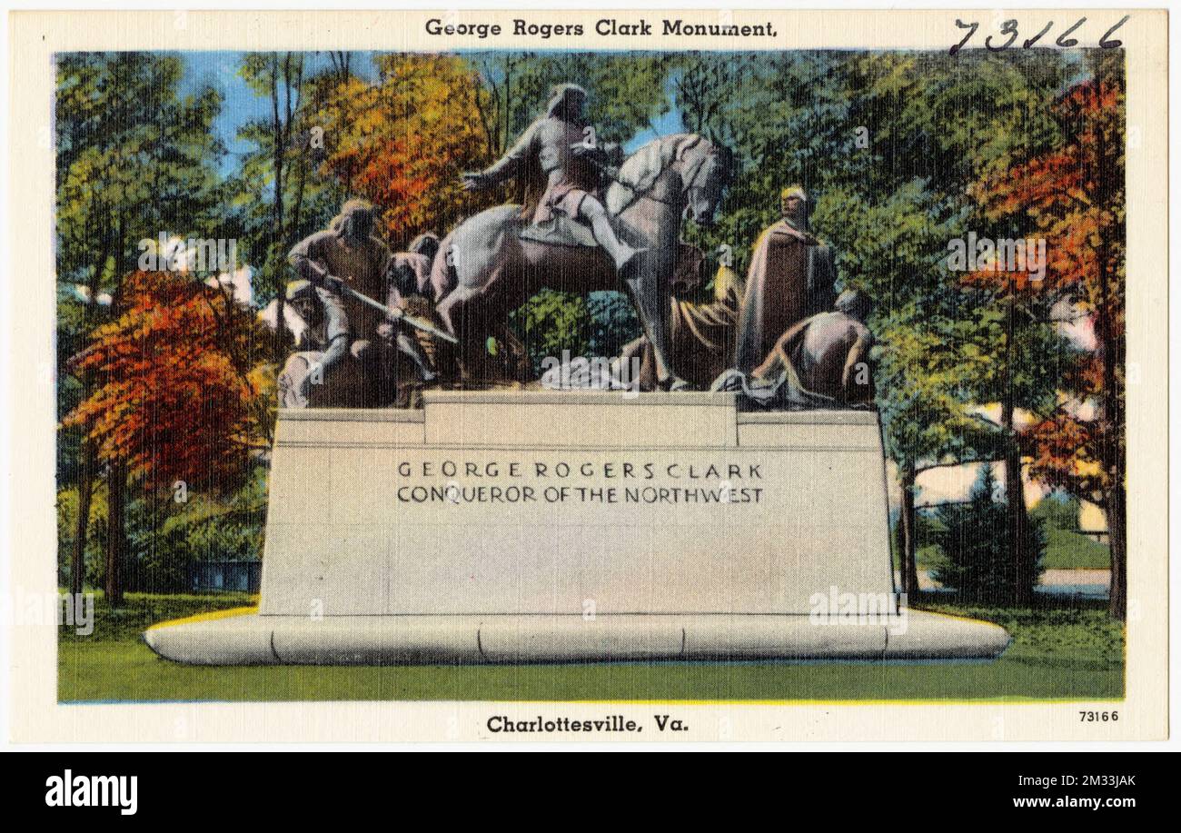 George Rogers Clark Monument, Charlottesville, Va. , Monuments ...